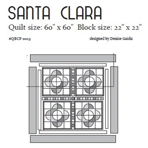 Santa Clara Cutie Pattern (4 pack) – CutiePatterns.Com